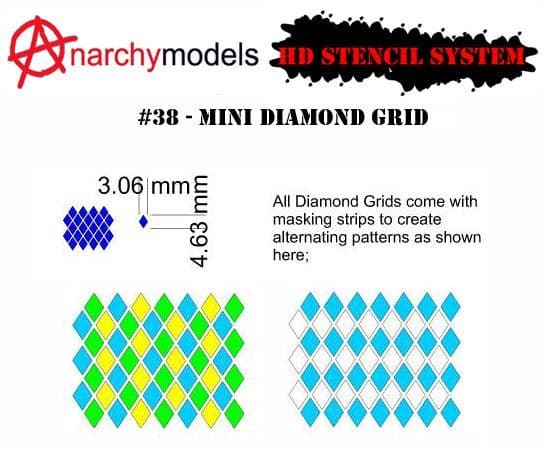 HD38 - Mini Diamond Grid